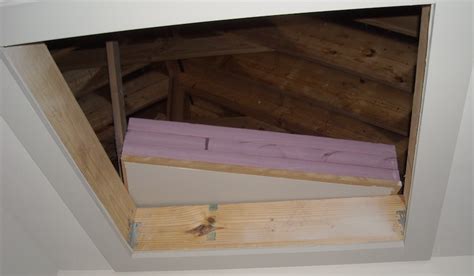 Air Sealing An Attic Access Scuttle Hole Energy Vanguard