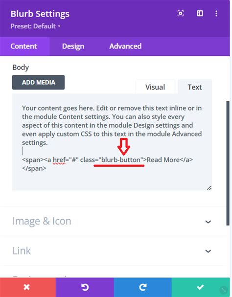 Add A Button To A Divi Blurb Module Tutorial With Easy Customization Tips