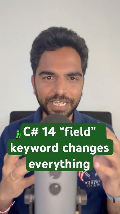 Stop Using C Properties The Old Way Try Field In C 14 Dotnet Csharp Programming Youtube