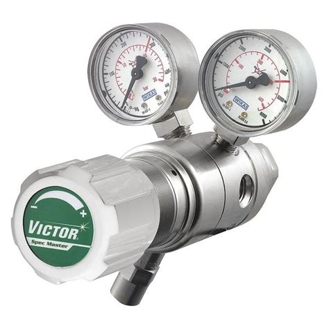 Victor High Purity Gas Regulator Argon Helium Nitrogen Two Stage 0