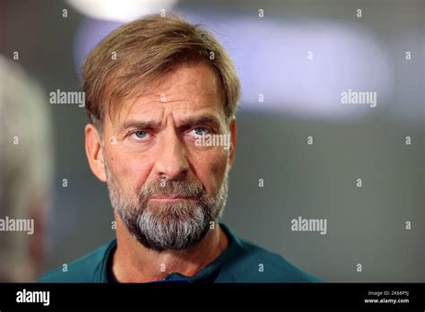 Liverpool Manager Jurgen Klopp Is Interviewed Before The Uefa Champions