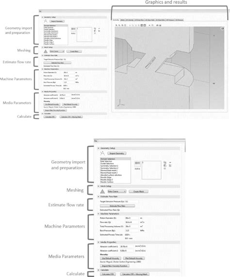 Graphical User Interface Of The Simulation Download Scientific Diagram