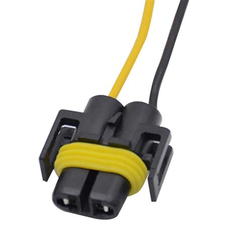 Tonewan 2pcs H8 H11 Wiring Harness Socket Female Adapter Car Wire