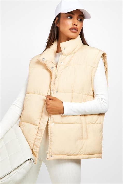 Oversized Gilet Boohoo Uk