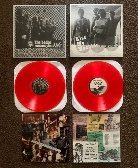 Splattered Records Distro — Ak 47 Badge Singularities And More Lp