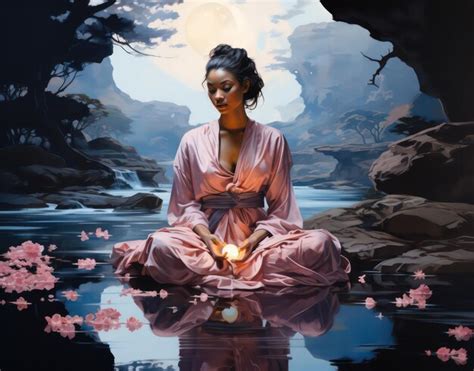 Premium Photo Meditation In The Lotus Position