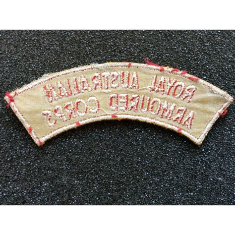 Royal Australian Armoured Corps Title Gradia Military Insignia
