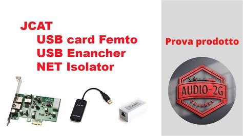 Jcat Usb Card Femto Usb Enancher E Net Isolator Audio 2g