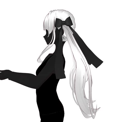 【vroid】ヘアプリセット／リボンロングツインテール Flourish Booth