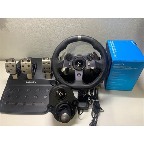 Volante de corrida Logitech G920 Driving Force C Pedal C Câmbio XONE