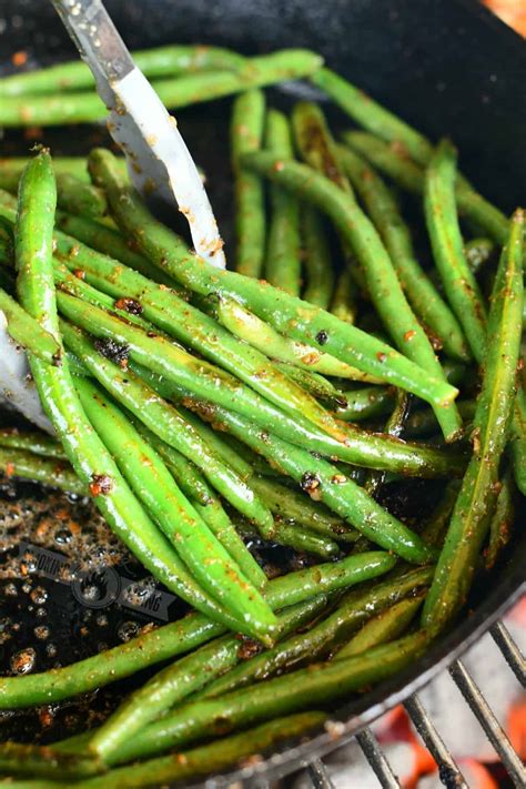 Grilled String Beans
