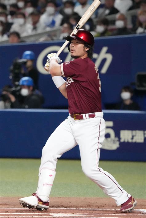 【楽天】島内宏明「メンタル的に今弱くなっている」マルチ二塁打も表情引き締め プロ野球写真ニュース 日刊スポーツ