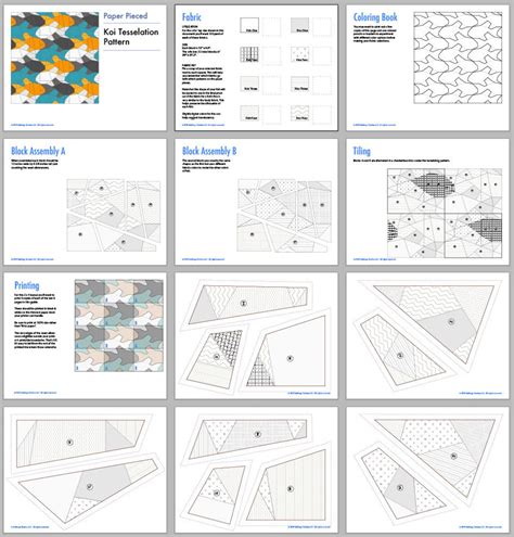 Interlocking Fish Quilt Pattern Etsy Interlocking Fish Quilt Pattern Etsy