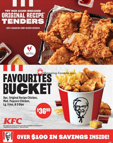 Kfc Canada Flyer Special Offer Yukon May 1 June 25 2023