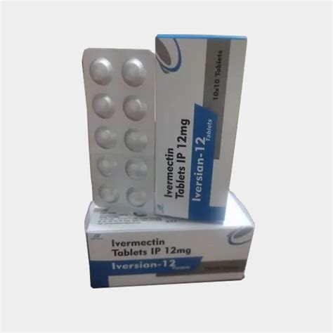 Iversian 12 Iversian Ivermectin Tablets 12mg At Rs 6350stripe In Nagpur