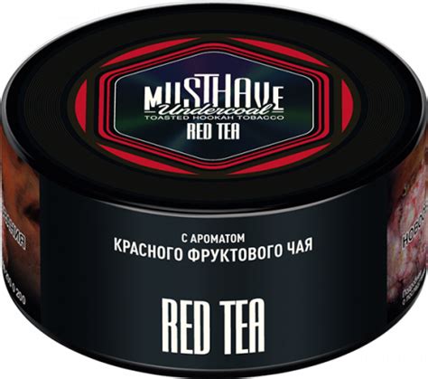Табак Must Have Undercoal, 25гр "Red Tea / Фруктовый чай" купить в ...