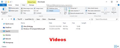Change Folder Template In Windows Tutorials