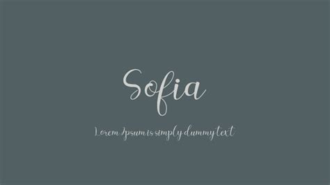 Sofia Font Download Free For Desktop And Webfont