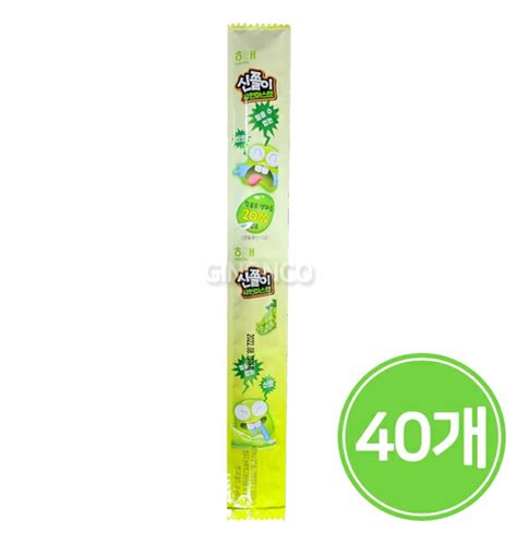 해태제과 신쫄이 샤인머스캣 24g 40개 젤리 사탕 티몬