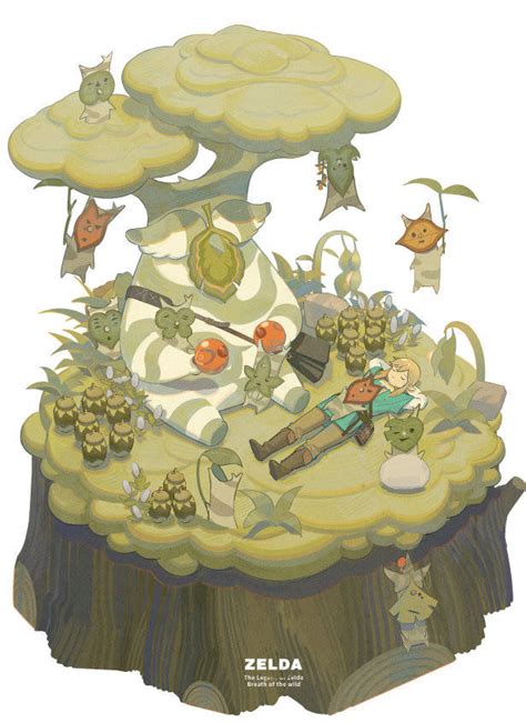 塞尔达传说 呀哈哈 克洛格 高清图片，堆糖，美图壁纸兴趣社区