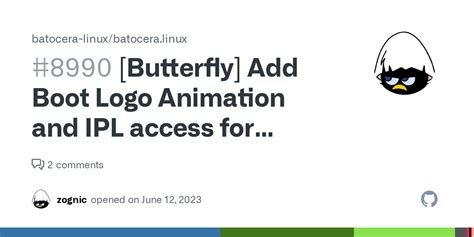Butterfly Add Boot Logo Animation And Ipl Access For Gamecube · Issue