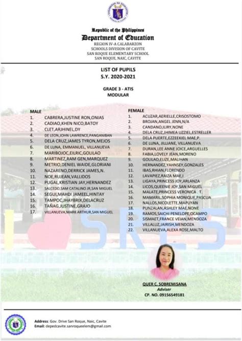 Isang Deped Tayo San Roque Es Cavite Province