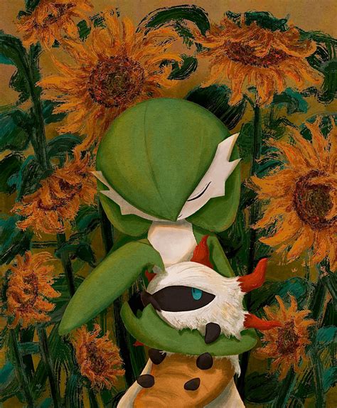 Gardevoir And Larvesta Pokemon Drawn By Gyura Danbooru