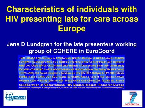 Ppt Characteristics Of Individuals With Hiv Presenting Late For Care