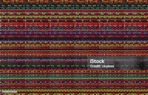 수평 담요 줄무늬 원활한 벡터 패턴 민족 멕시코 직물 패턴 0명에 대한 스톡 벡터 아트 및 기타 이미지 0명 공예 깔개 Istock