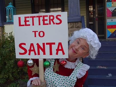Letters To Santa Are Left Daily At This Home Mrs Claus Is Ready