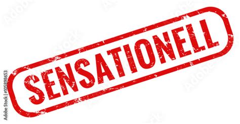 Sensationell Stempel Rot Stock Vektorgrafik Adobe Stock