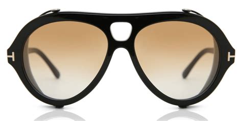 Tom Ford Ft0882 Neughman 01b Sunglasses Shiny Black Visiondirect