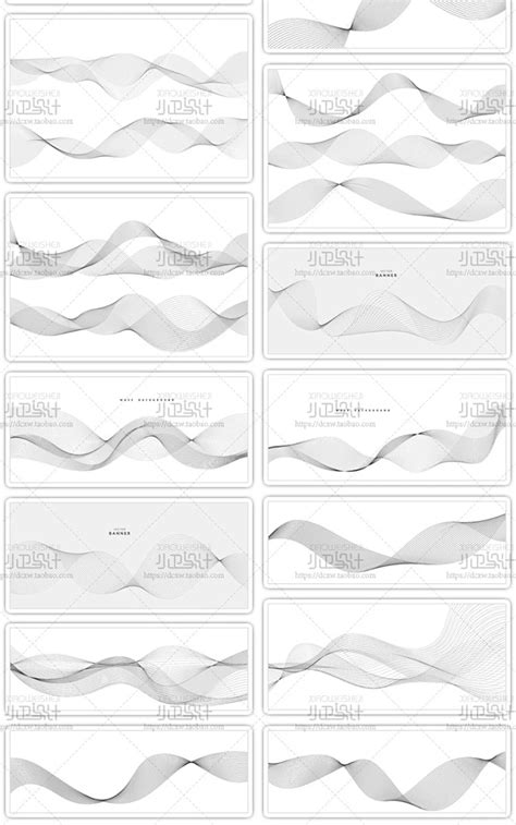 38套ai矢量抽象几何曲线高清背景线条平面设计素材图案肌理底纹图 淘宝网 花瓣网