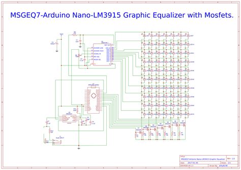 msgeq7 mini nano lm3915 graphic equalizer with mosfets resources easyeda