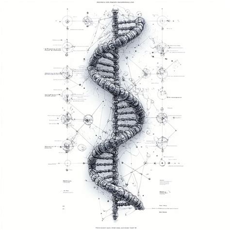 Premium Photo Human DNA String Double Helix Glowing Intricate