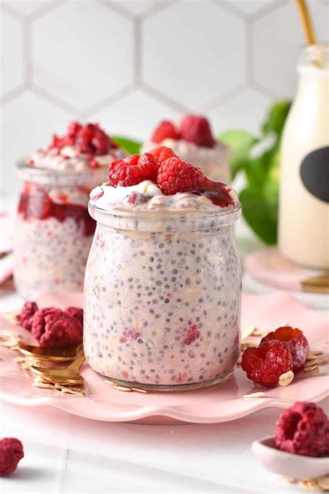 Raspberry Overnight Oats The Conscious Plant Kitchen