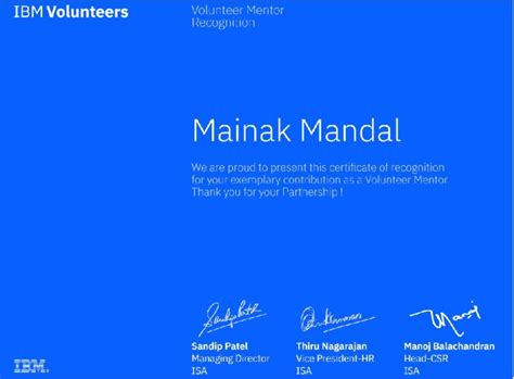 Mainak Mandal Posted On Linkedin