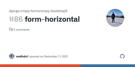 Form Horizontal Issue 86 Django Crispy Forms Crispy Bootstrap5