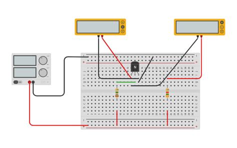 Circuit Design Bjt Fixed Bias Tinkercad