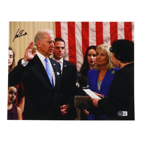 Joe Biden Signed 11x14 Photo Beckett Pristine Auction