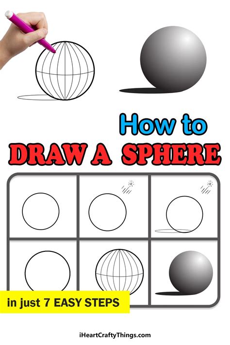 How To Draw A Sphere A Step By Step Guide Easy Drawings Drawings