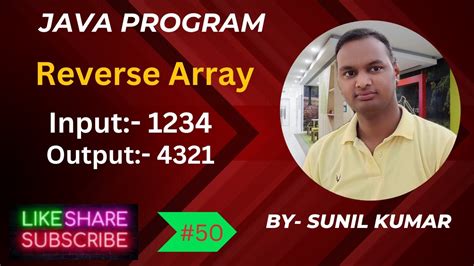 How To Reverse An Array In Java The Place Of Learning Youtube