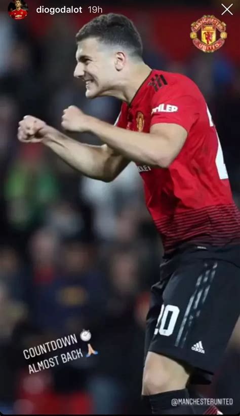 Manchester United Player Diogo Dalot Hints At Return From Injury
