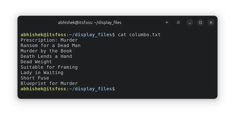 View The File Contents In Linux Command Line