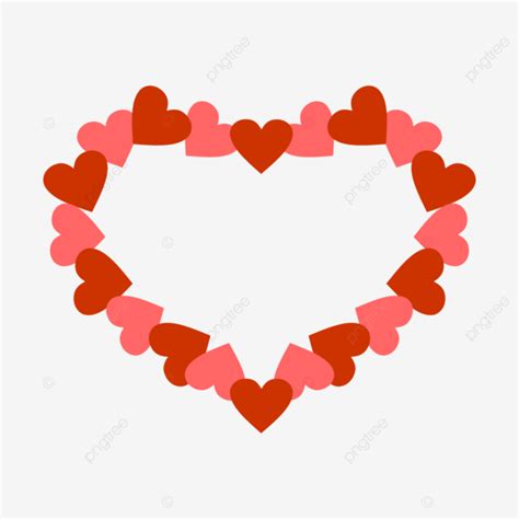 Valentines Day Simple Love Border Red Love Border Valentine S Day