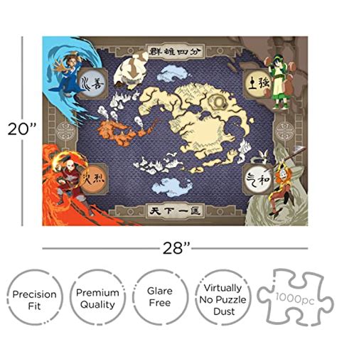 Nmr Distribution Avatar The Last Airbender 1000 Piece Jigsaw Puzzle