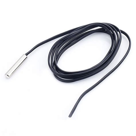 Buy 5pcs Ntc 10k Ohm 1 3435 Thermistor Temperature Sensor Cylinder Probe 15m Wire Online At