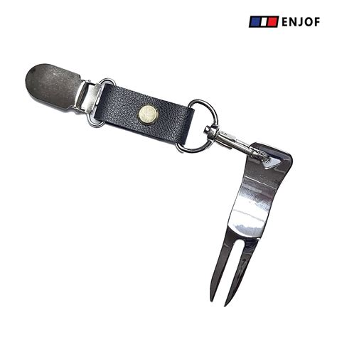 Enjof 퍼터커버 분실방지 크롬 실버 디봇툴 그린보수기 퍼터키퍼 홈플러스 택배배송