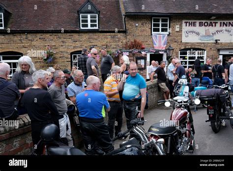 Gathering Of Motorbikers Hi Res Stock Photography And Images Alamy