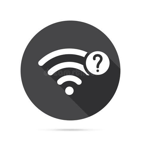 wifi icon with question mark wifi icon and help how to info query